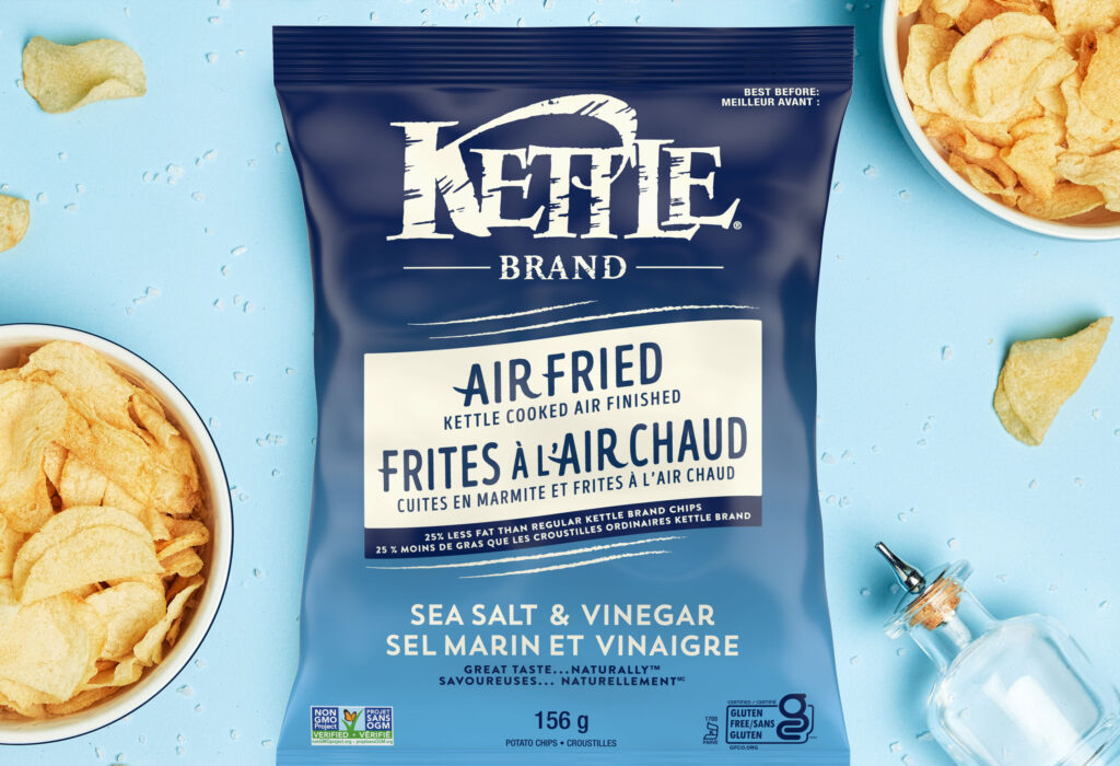 Air Fried Sea Salt And Vinegar Chips Kettle Brand Canada